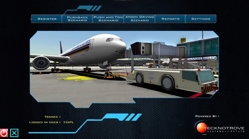 Aircraft Pushback Training Simulators | Tecknotrove
