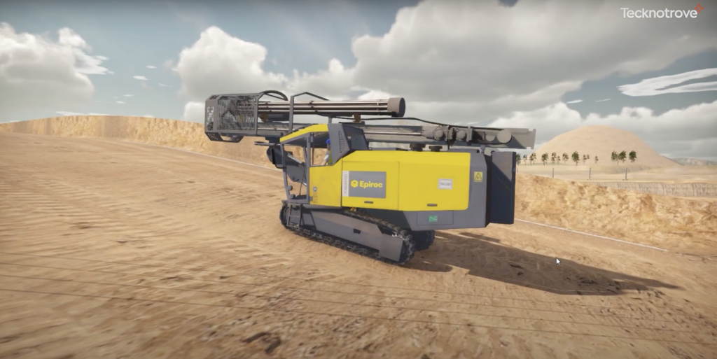 Surface Drill Rig Simulator for mining and construction